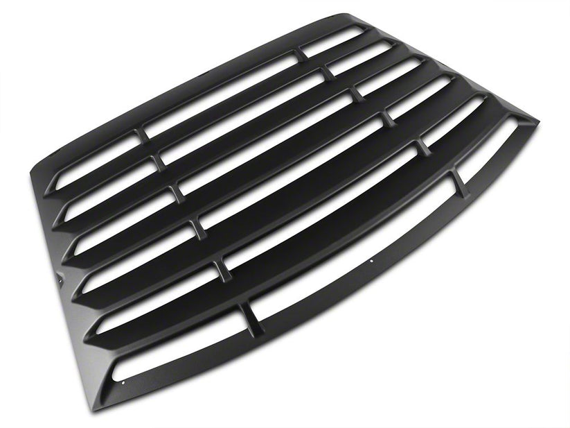 MMD Rear Window Louvers; Textured ABS (94-98 Mustang) – Modern Muscle ...